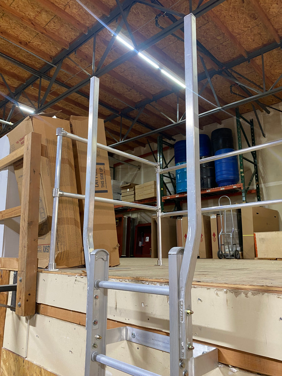 ALACCV - Aluminum Fixed Ladder with Handrails – AnyLadder