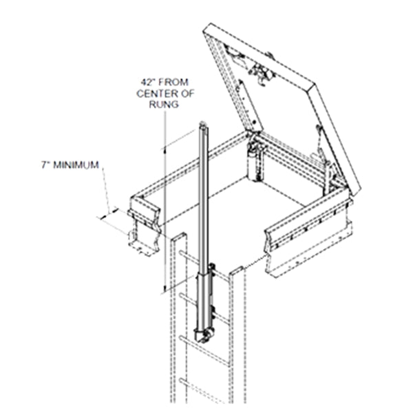 Babcock Davis Ladder Safety Post - BSP – AnyLadder