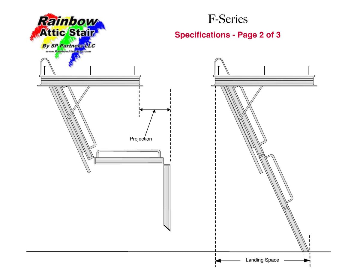 Rainbow F Series Attic Ladder – AnyLadder